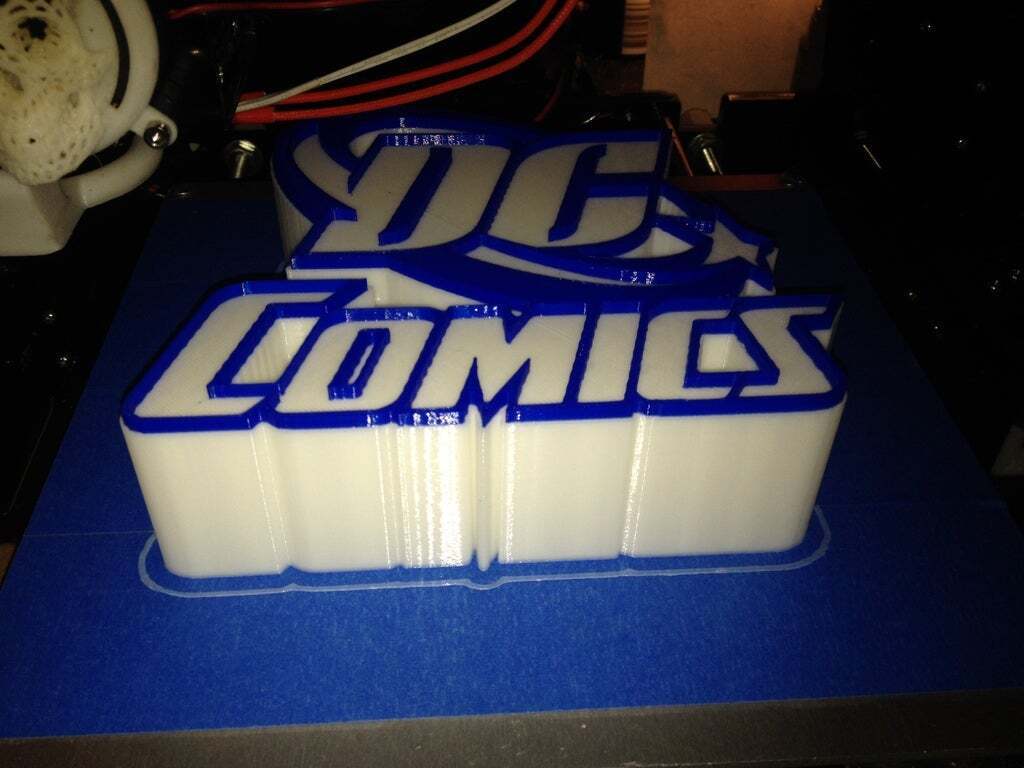 👾 DC comics Logo・Free STL File for ・Cults